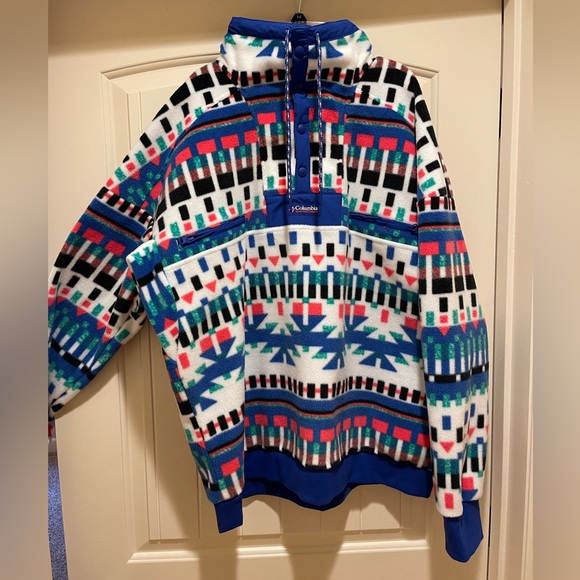 Columbia | Shirts | Rare Columbia Icons Powder Keg Fleece Large | Poshmark